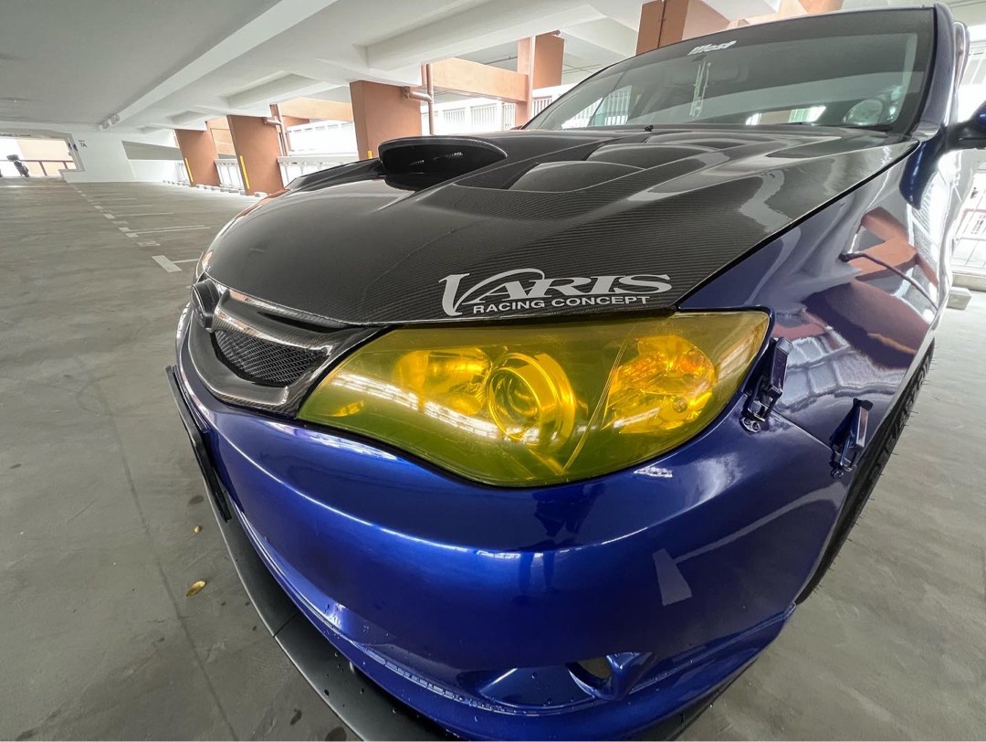 Subaru headlight and 3rd brake light vinyl wrap tint wrx impreza sgt ...