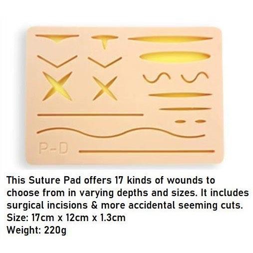 Suturing Skills Full Practice Kit with Pseudo Skin Structure (New ...