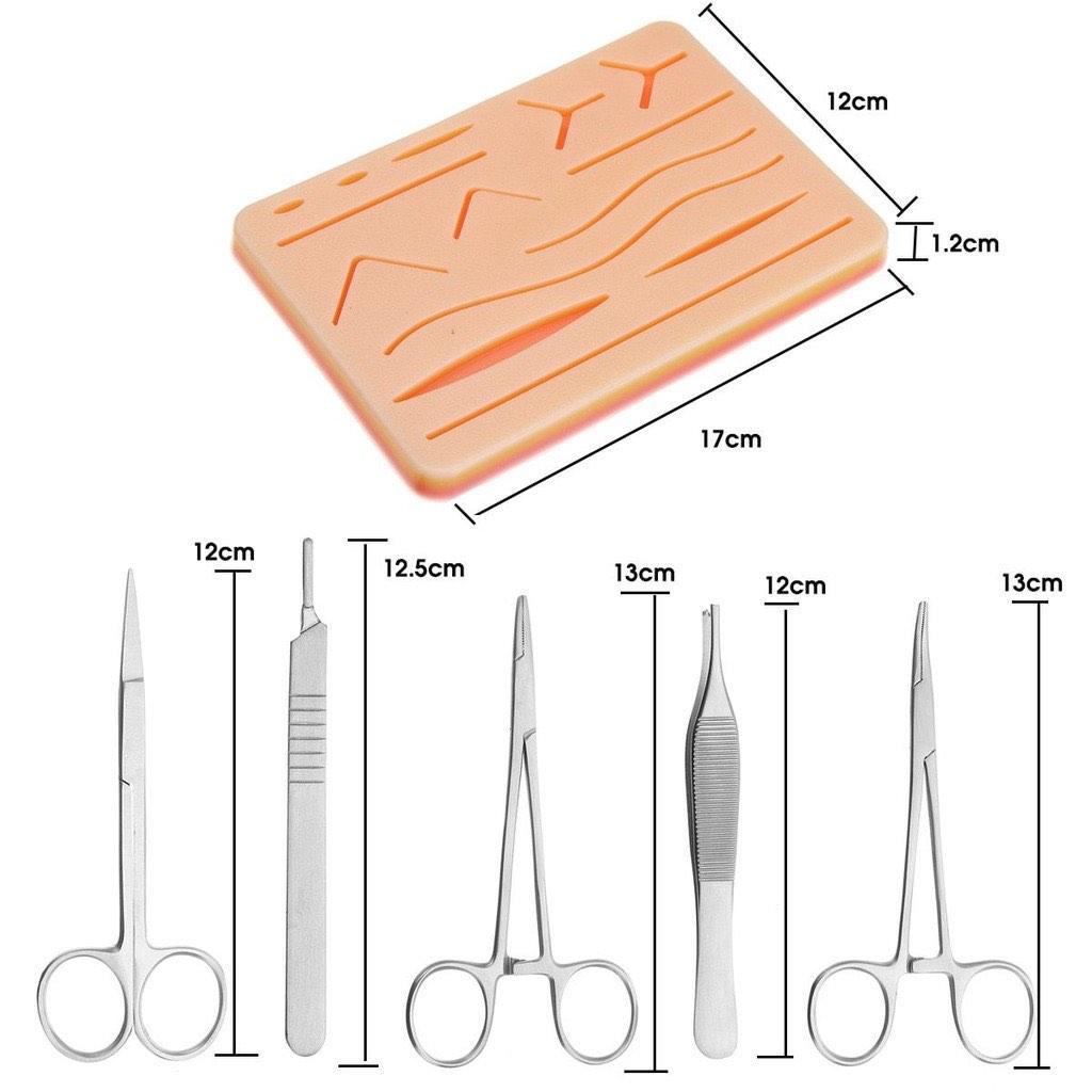 Suturing Skills Full Practice Kit with Pseudo Skin Structure (New ...