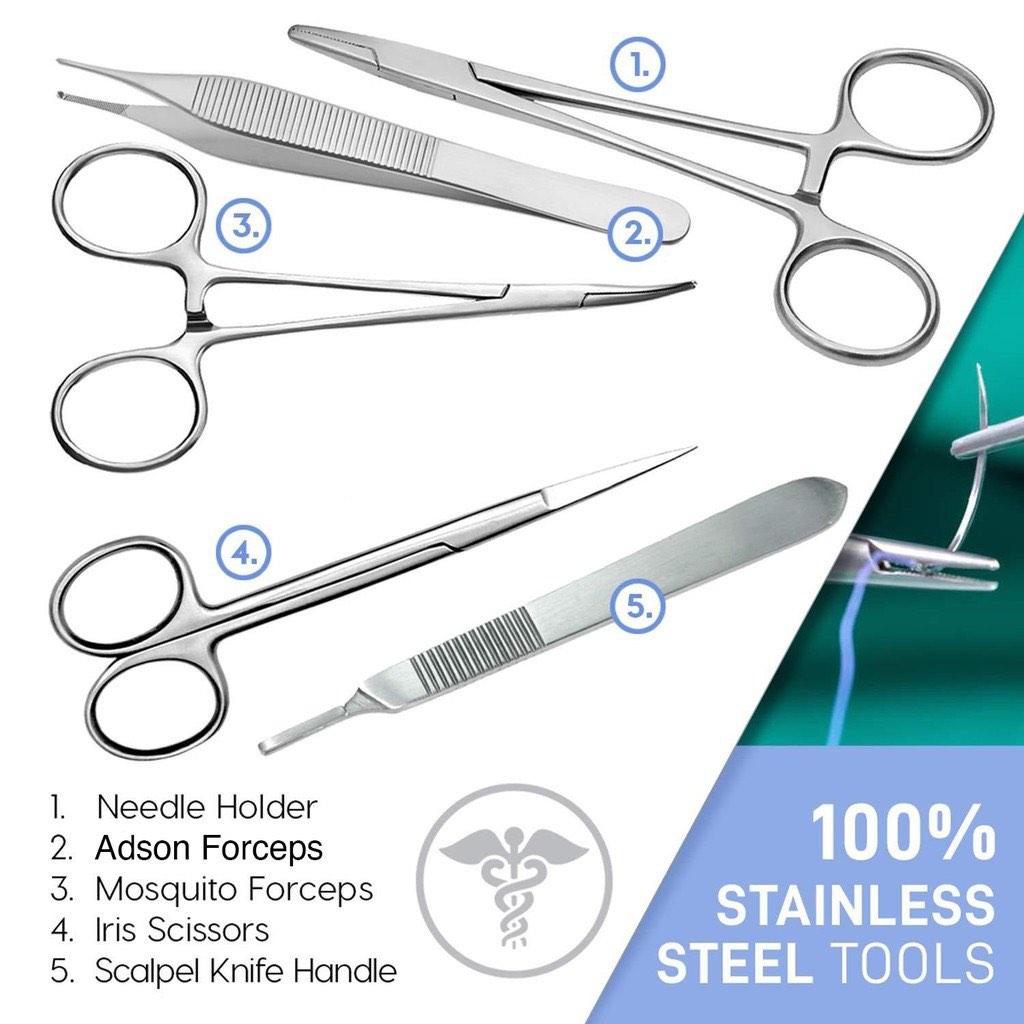 Suturing Skills Full Practice Kit with Pseudo Skin Structure (New ...