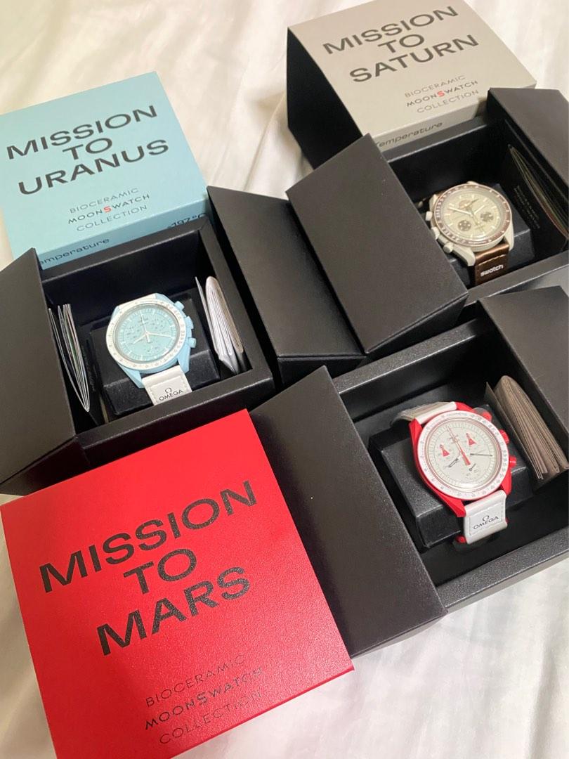 Swatch Omega Moonswatch Mars, Saturn and Uranus, Luxury, Watches on ...