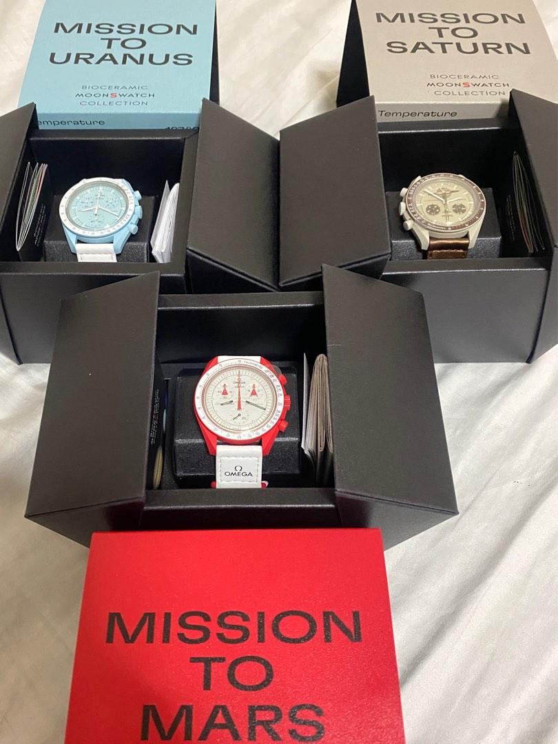 Swatch Omega Moonswatch Mars, Saturn and Uranus, Luxury, Watches on ...