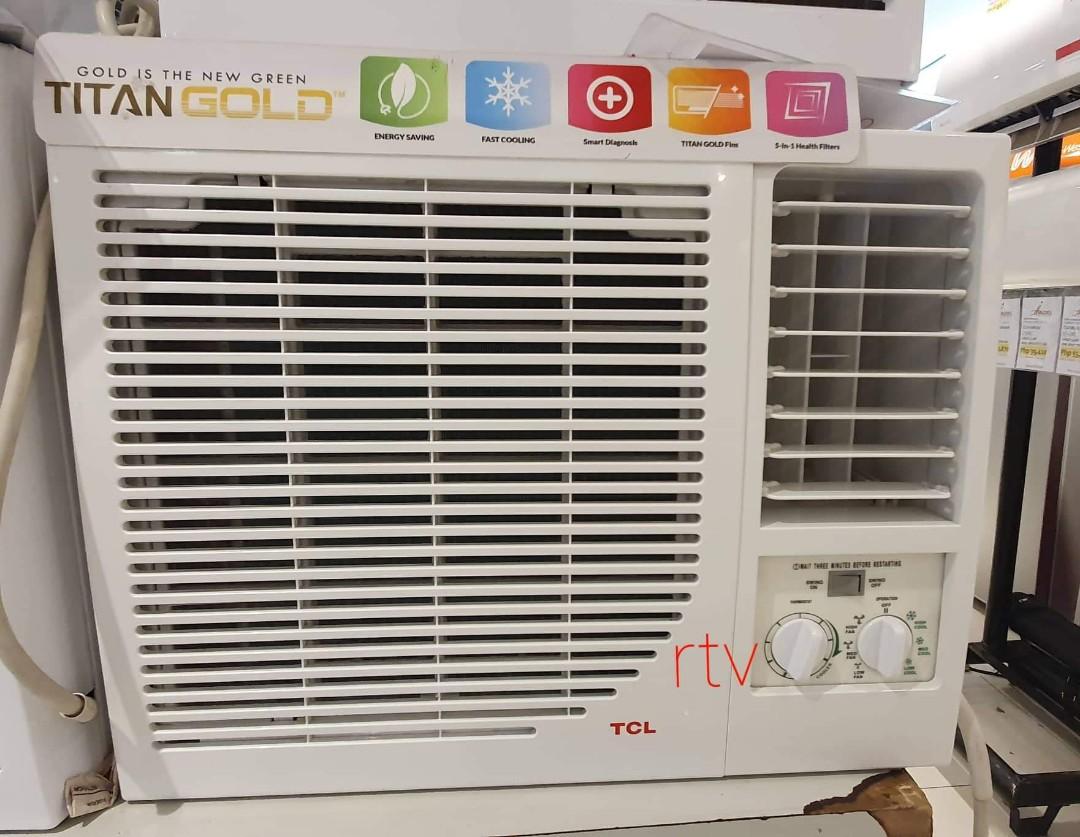 TCL WINDOW TYPE AIRCON, TV & Home Appliances, Air Conditioning and Heating on Carousell
