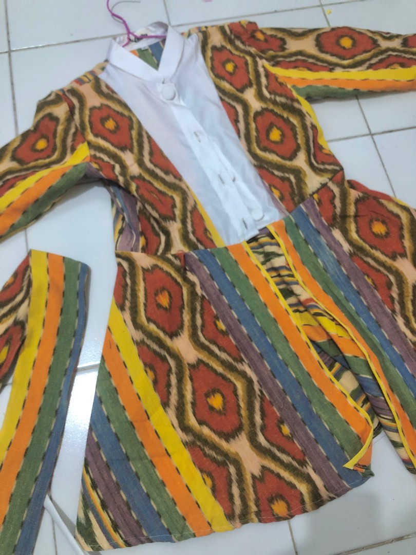 Tenun asimetris / batik modern / batik casual / batik kerja, Fesyen Wanita, Pakaian Wanita ...