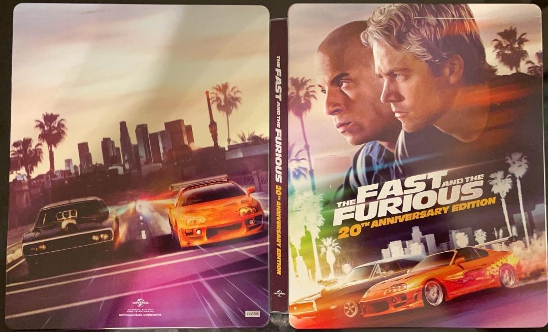 The Fast and the Furious - 20th Anniversary Limited Edition Steelbook ...