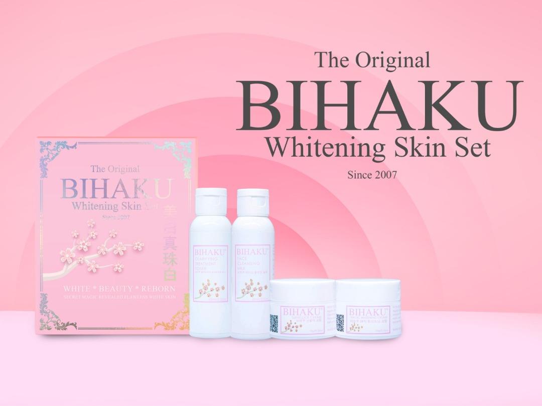 THE ORIGINAL BIHAKU WHITENING SET WHITE - BEAUTY - REBORN, Beauty & Personal Care, Face, Face ...