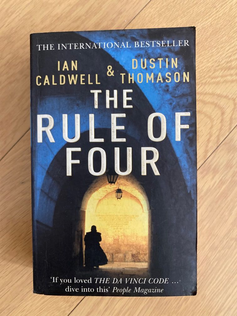 The Rule of Four by Ian Caldwell, 興趣及遊戲, 書本 & 文具, 小說 & 故事書 - Carousell