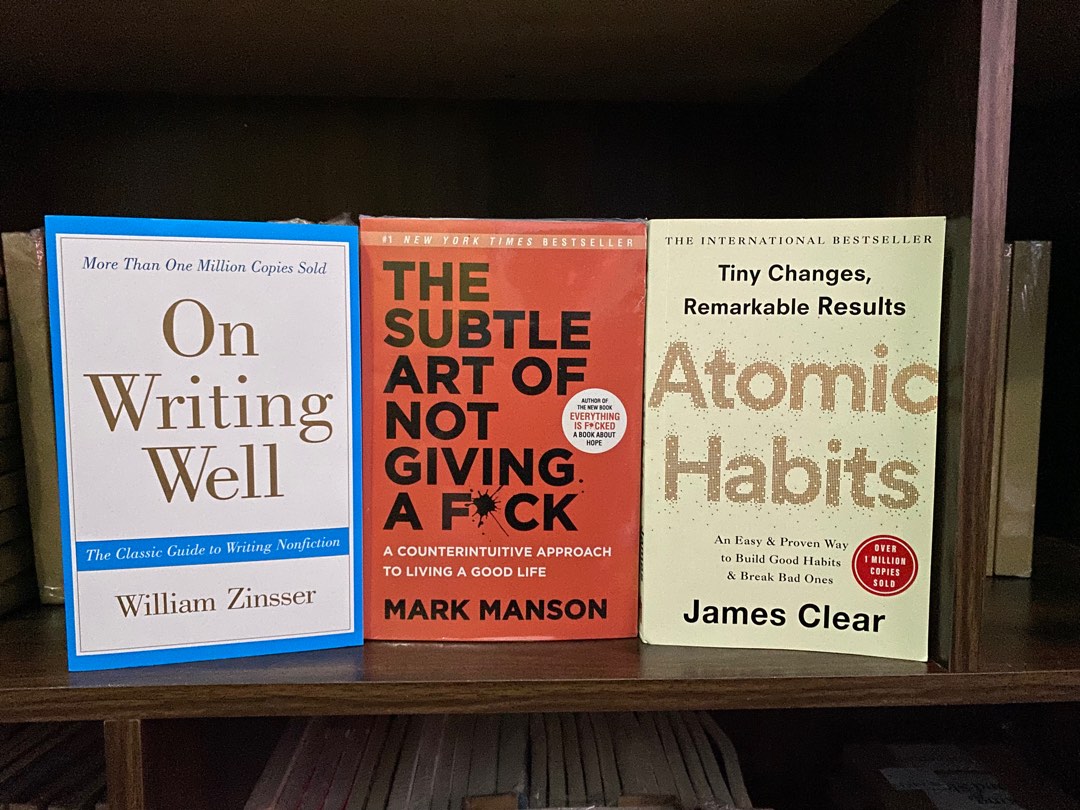 The Subtle Art Of Not Giving A F Ck Atomic Habits On Writing Well