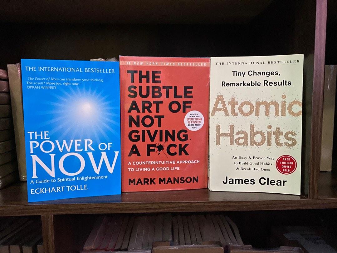 The Subtle Art Of Not Giving A F Ck Atomic Habits The Power Of Now
