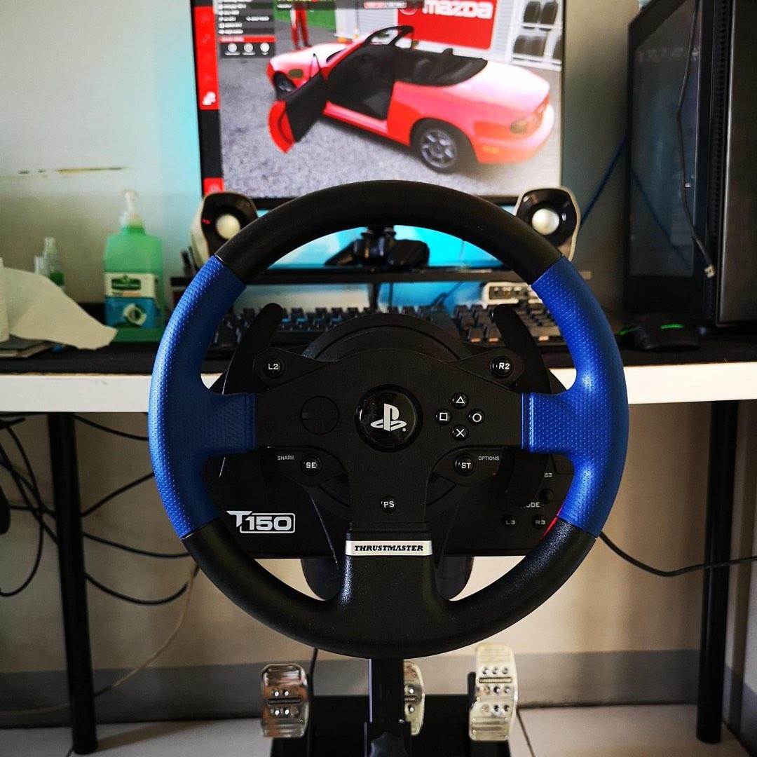 Thrustmaster T150 with pedal and stand, TV & Home Appliances, TV ...