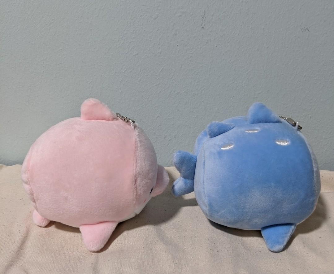 Toreba Sea Aquarium plush keychain / Pink Dolphin keychain / whale ...