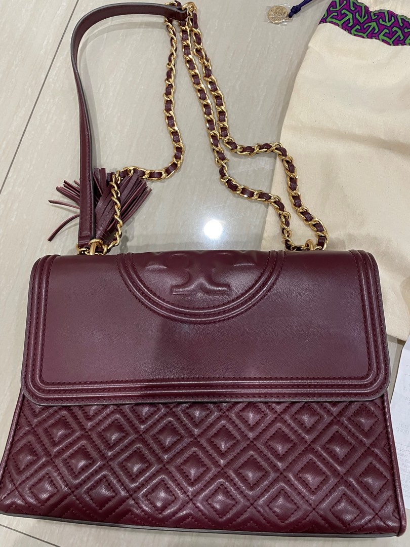 Tory Burch Fleming Medium, Luxury, Bags & Wallets on Carousell
