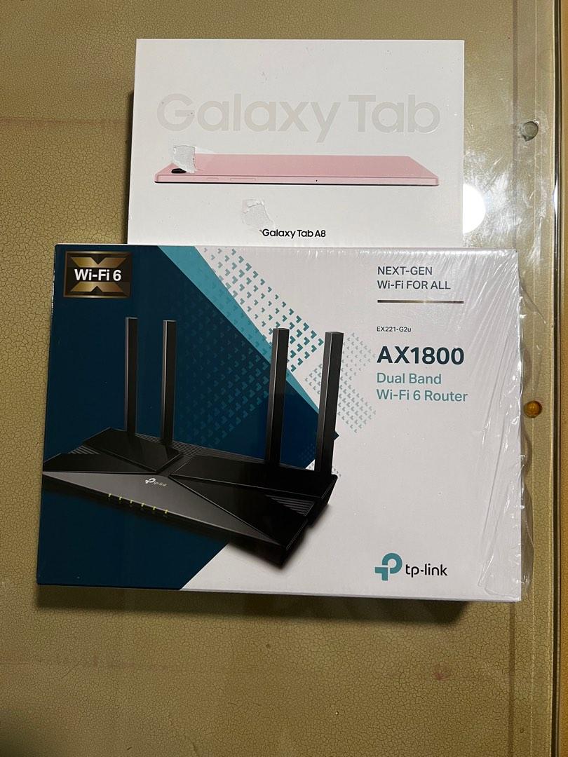 Tp link AX1800 and Galaxy Tab A8 64GB, Computers & Tech, Parts ...