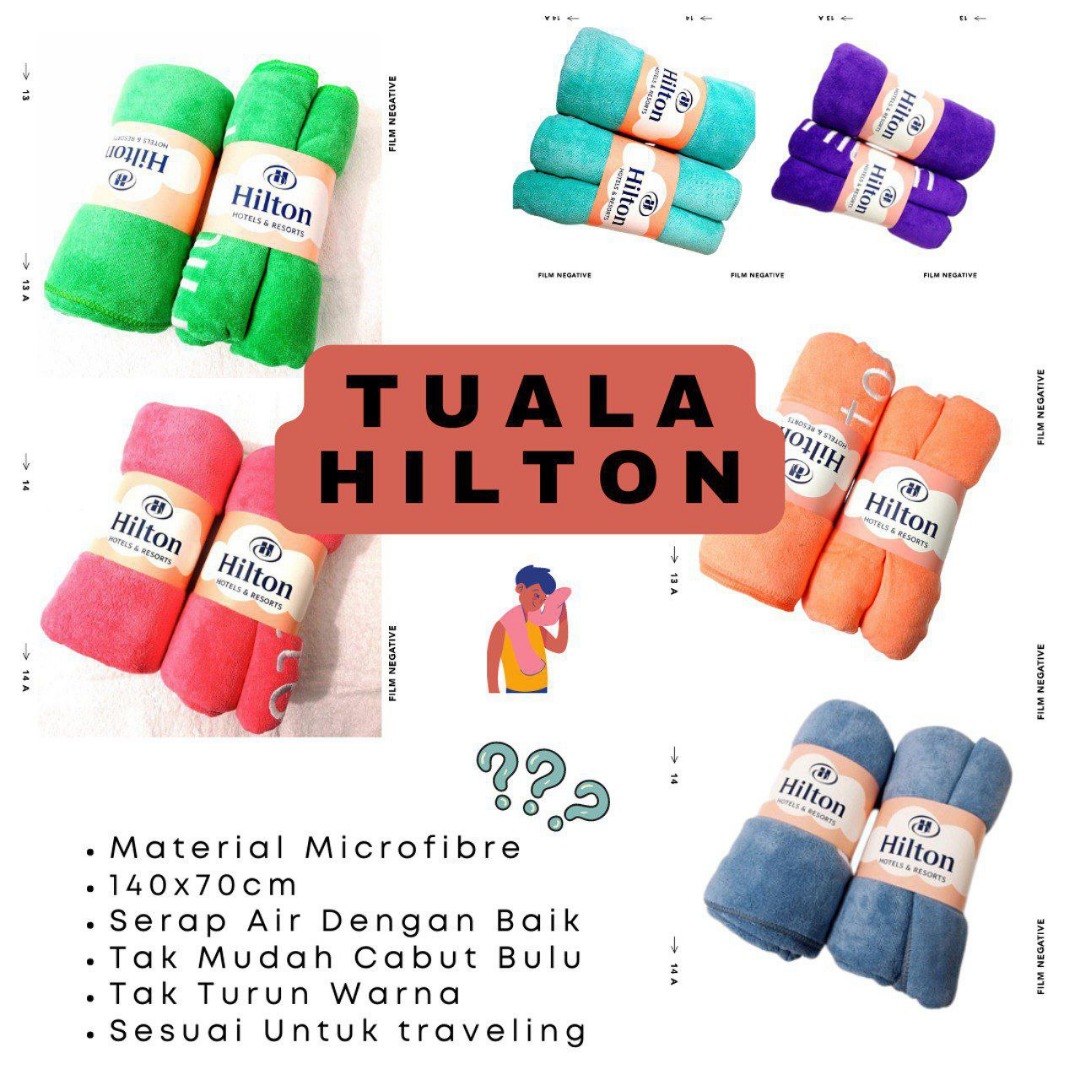Tuala Hilton FIBER CLOTH, Furniture & Home Living, Bedding & Towels on ...