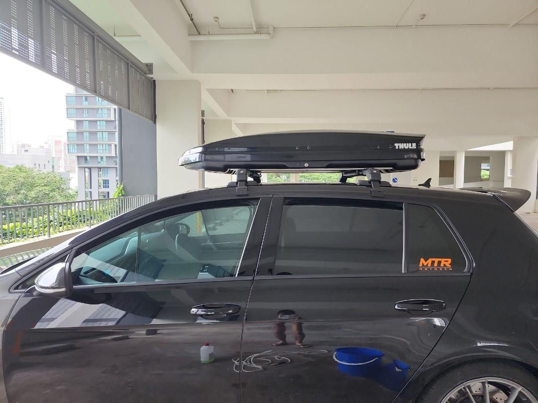 Universal roof rack and 1.6m cargo roof box, Car Accessories ...