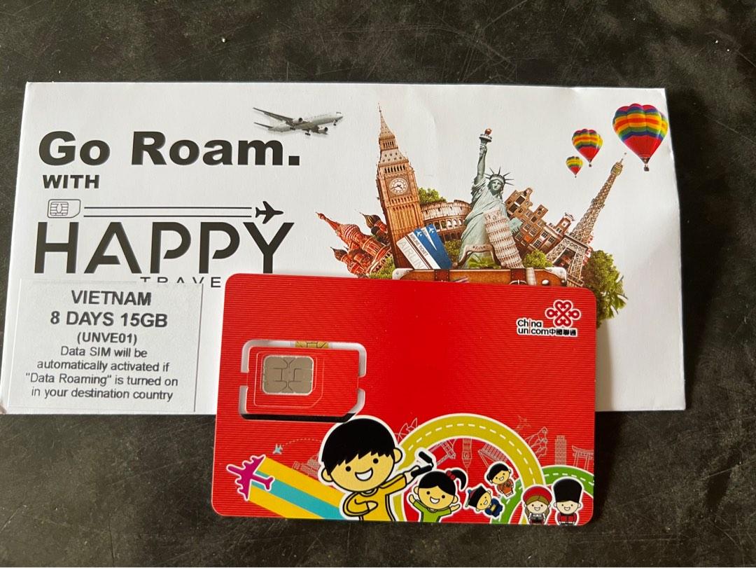 Vietnam Sim Card- 8 Days, 15 gb, Mobile Phones & Gadgets, Mobile ...