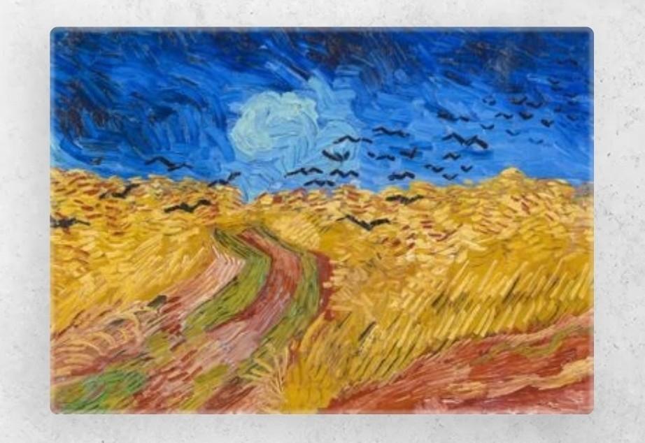 Vincent Van Gogh Crows in the Wheatfields on Carousell
