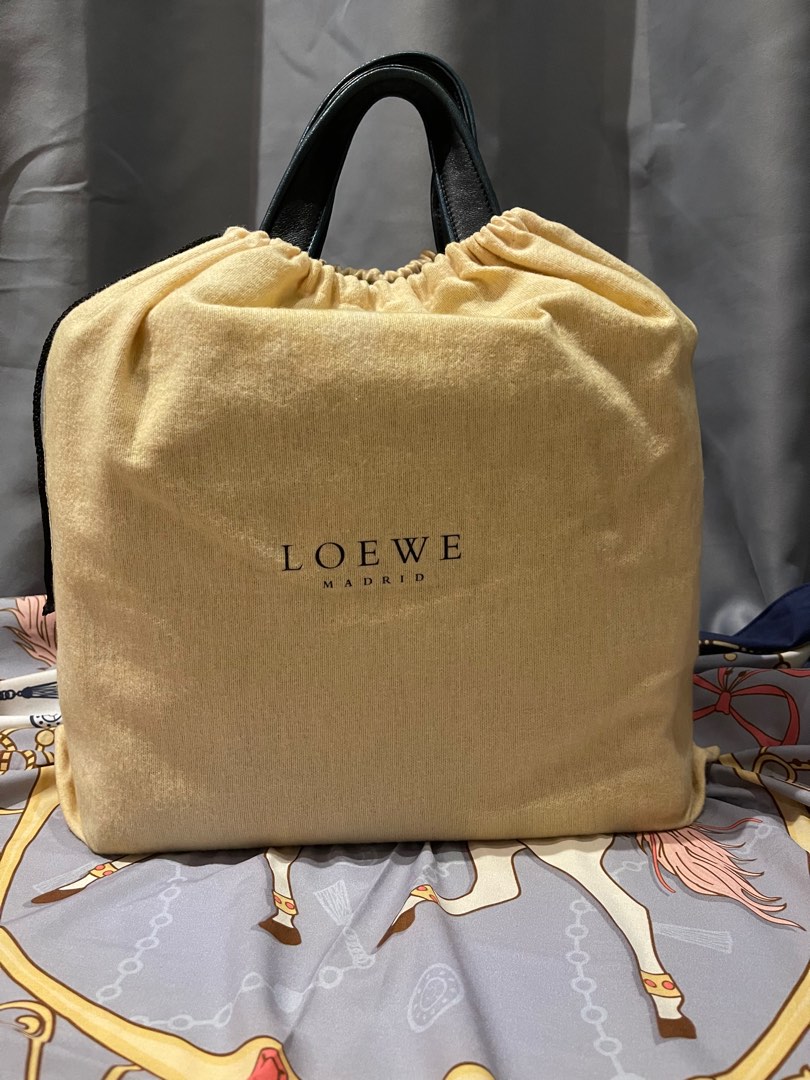 Vintage Loewe square bag, Luxury, Bags & Wallets on Carousell