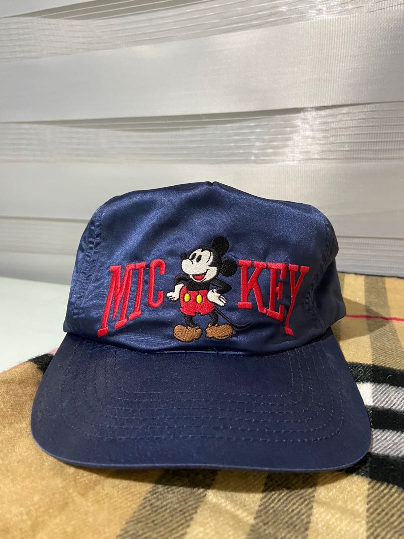 vintage mickey cap, Men's Fashion, Watches & Accessories, Caps & Hats ...