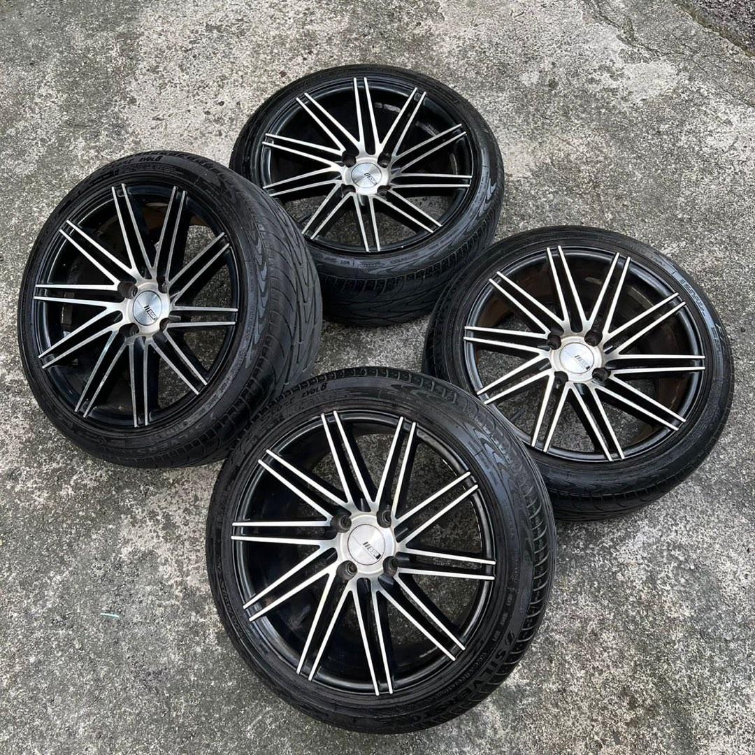 Vossen 15 inch sport rim Kenari tyre 70%, Auto Accessories on Carousell