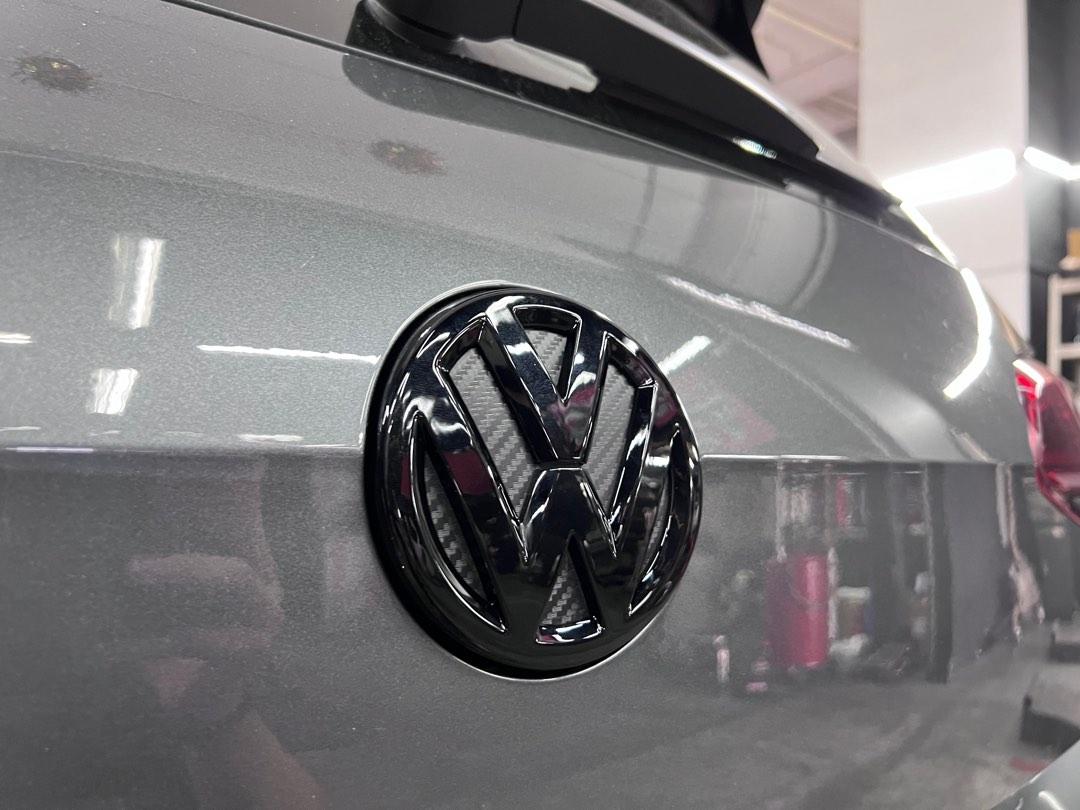 VW MK7/7.5 Golf/R-Line/GTI/R Emblem Logo Insert Sticker, Car ...