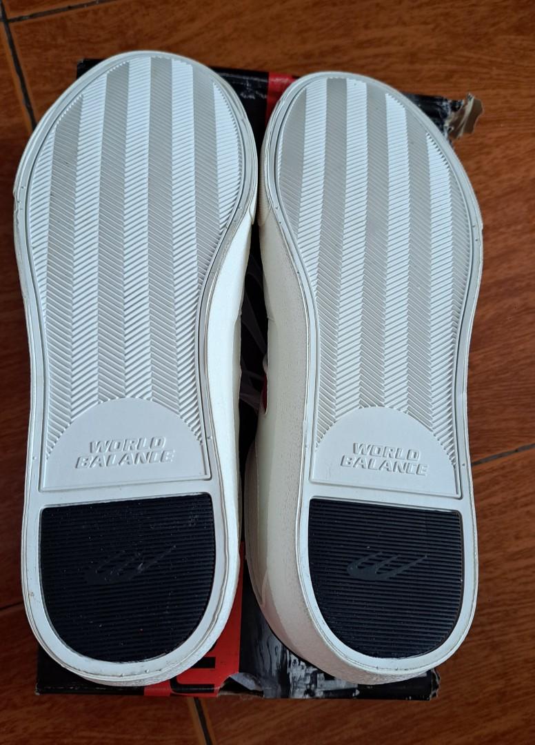 World Balance Dillinger White-Red Shoes, Men's Fashion, Footwear ...