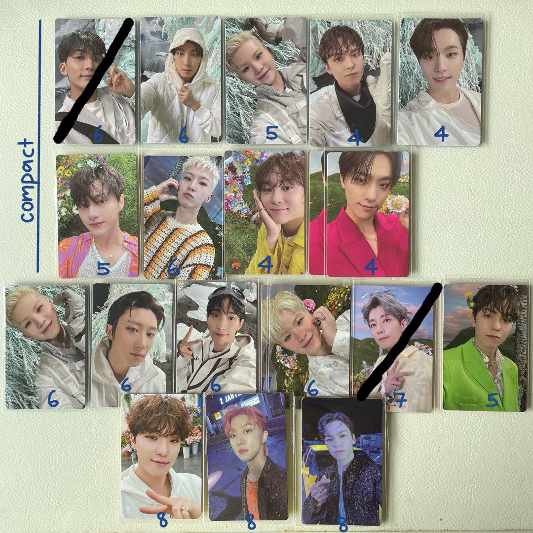 [wts] Seventeen Svt Sector17 Photocards Regular and Compact Version, Hobbies & Toys, Memorabilia ...