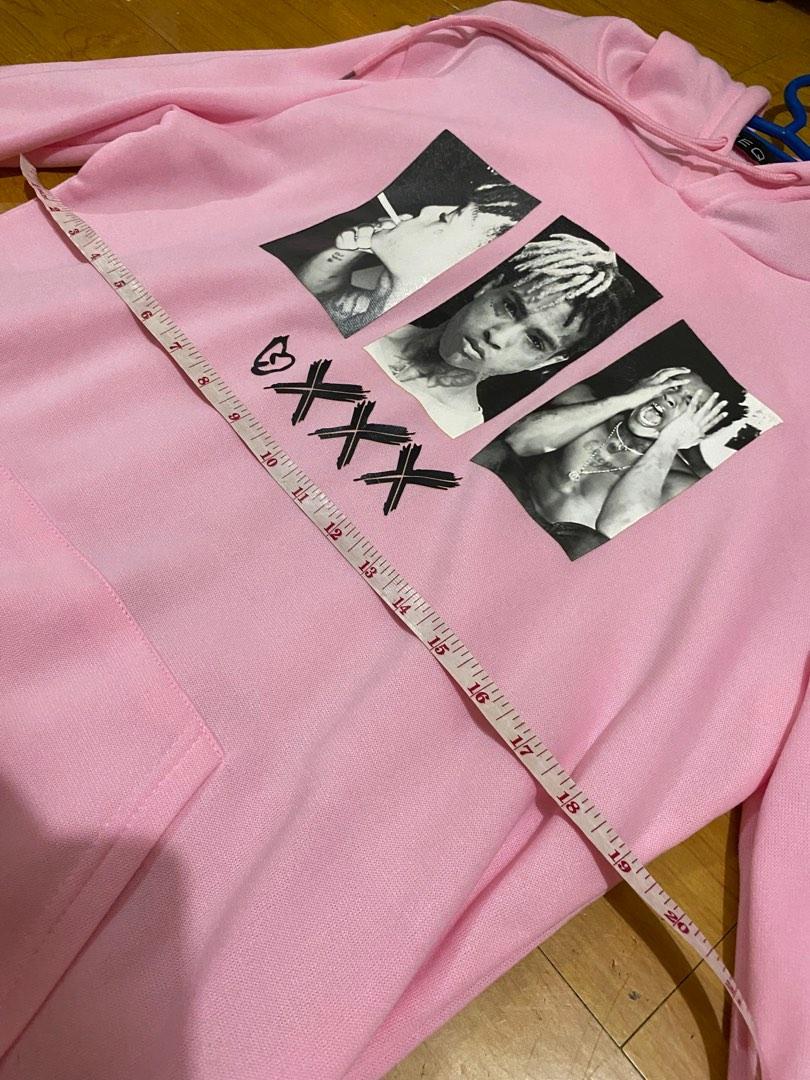 XXXTENTACION: Pink oversized hoodie , Men's Fashion, Tops & Sets ...