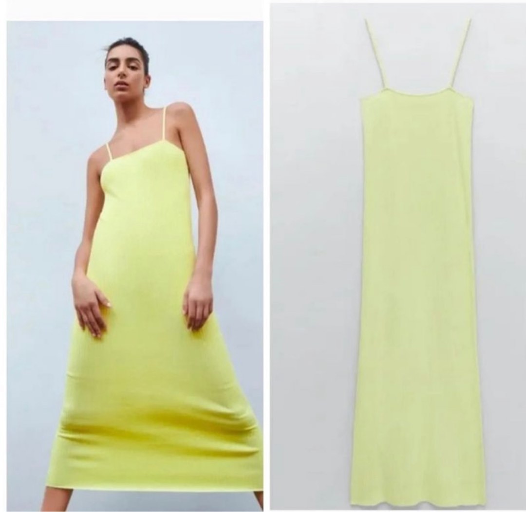 Zara ribbed knit dress, Women's Fashion, Dresses & Sets, Dresses on ...