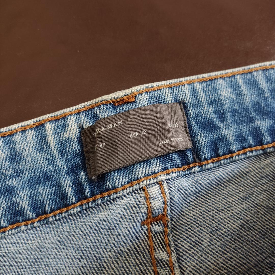 Zara Rip Trashed Jeans, Men's Fashion, Bottoms, Jeans on Carousell