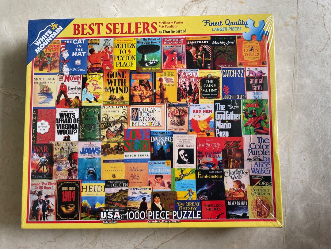 1000 Piece Jigsaw - Best Sellers Book Covers, Hobbies & Toys, Toys ...
