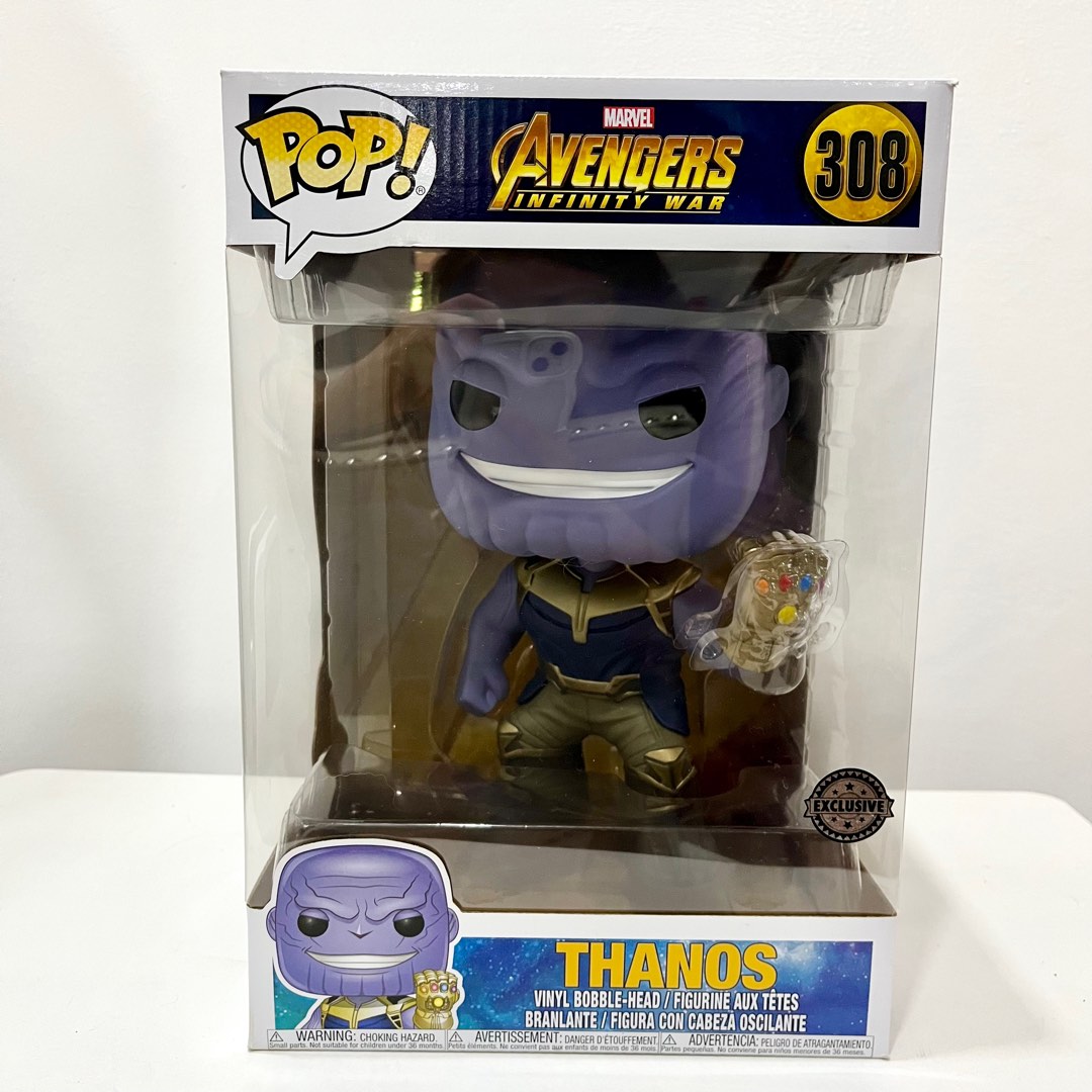 10 inch funko pop Thanos, Hobbies & Toys, Toys & Games on Carousell