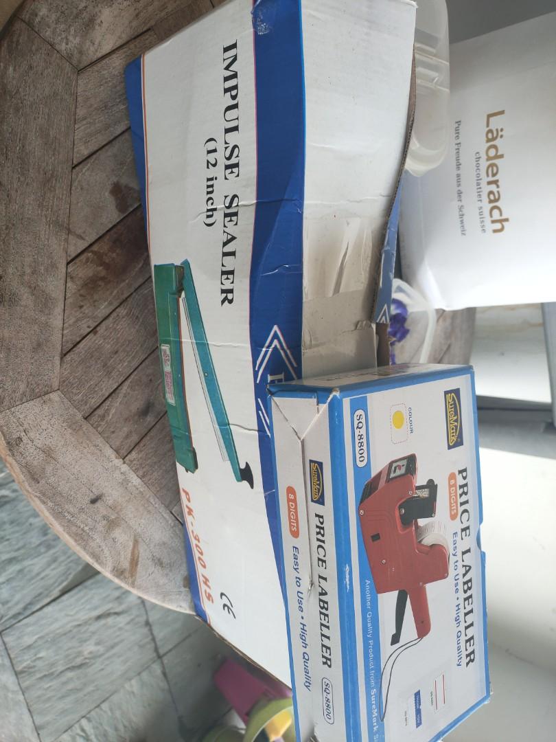 12" Sealer and price labeller, Furniture & Home Living, Home ...