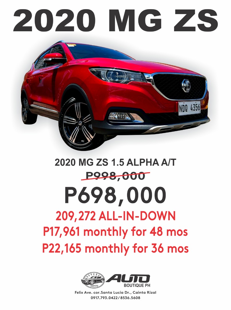 2020 MG ZS 1.5 ALPHA A/T Auto, Cars for Sale, Used Cars on Carousell