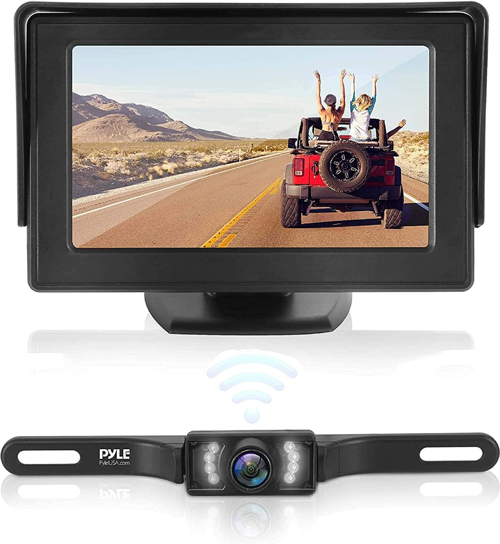 2218) Waterproof Backup Rear View Camera - Wireless Car Parking ...