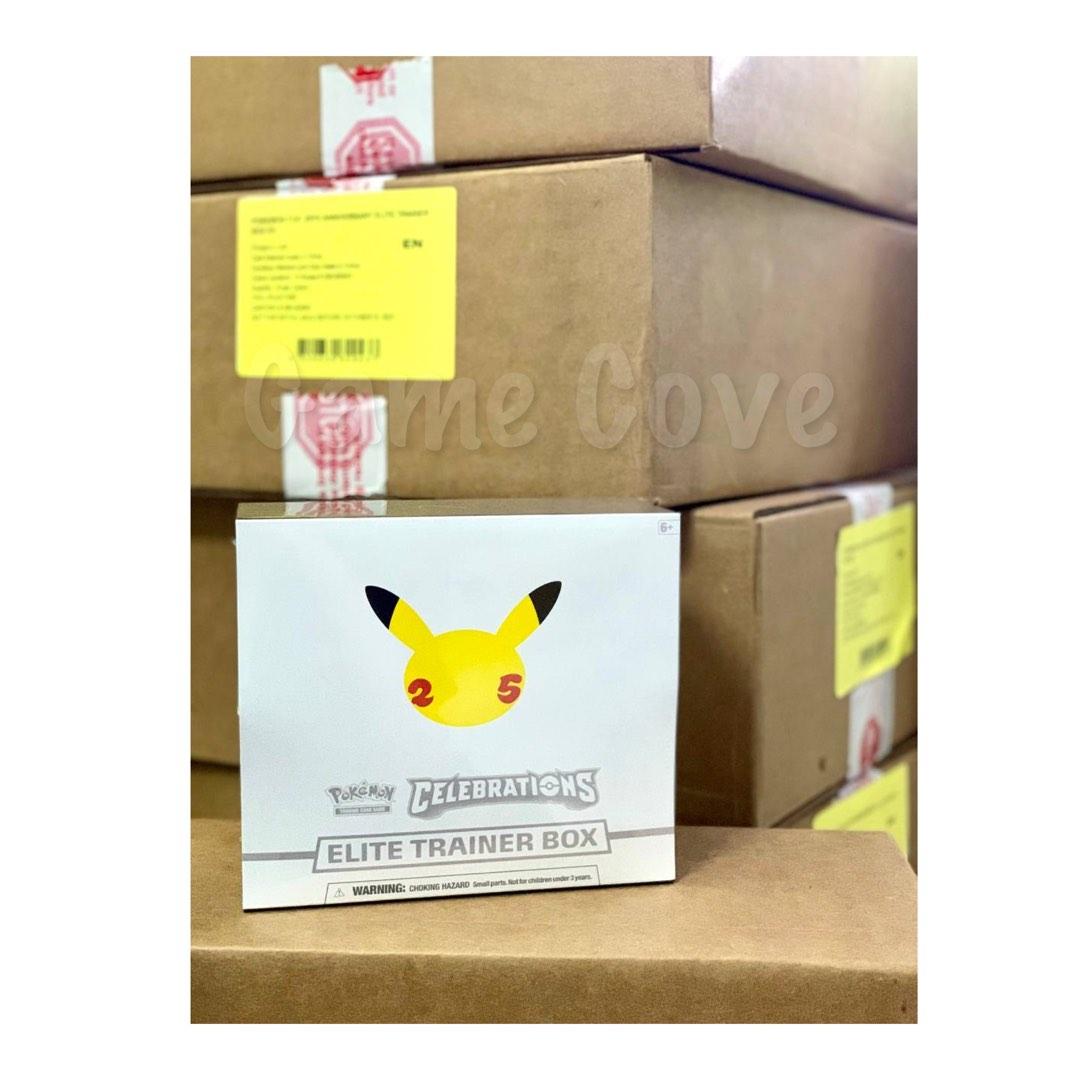 25th celebration elite trainer box ETB pokemon TCG, Hobbies & Toys ...