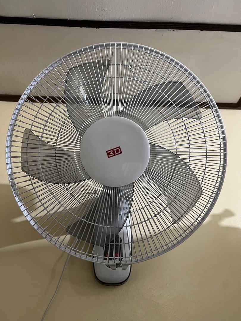 3D speedy Wall Fan, Furniture & Home Living, Lighting & Fans, Fans on ...