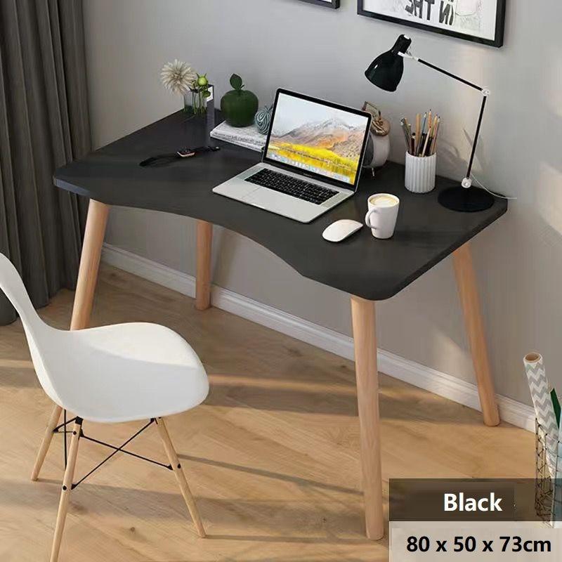 60/80/100/120x40/50/60cm Nordic Study Table Laptop Home Office Desks ...