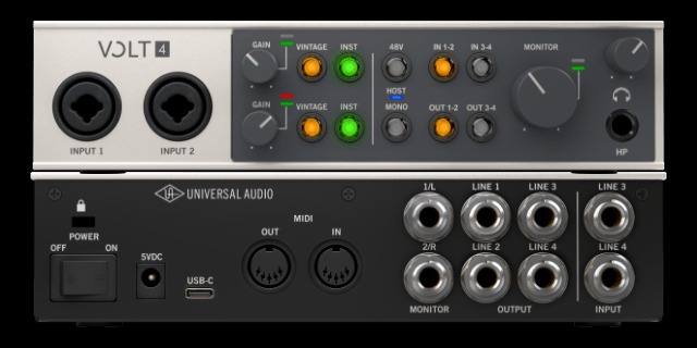 旺角實體門市 全新 Universal Audio Volt 4 USB Audio Interface 香港行貨 原廠1年保養, 電腦＆科技 ...