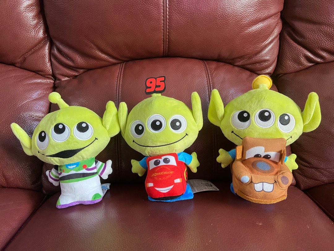 三眼仔 Alien & 麥坤車王 Lightning McQueen MOIPON 公仔 反斗奇兵 玩具總動員 Toy Story & 反斗車 ...