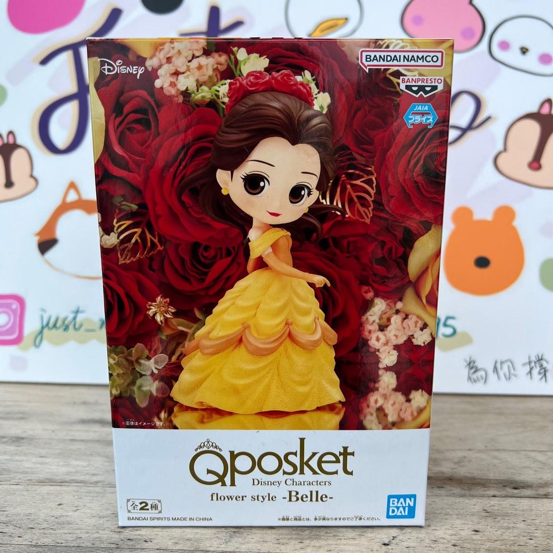 日版 Qposket Disney Characters Flower Style Beauty And The Beast 美女與野獸 Belle Qposket qp 原色, 興趣及遊戲 ...