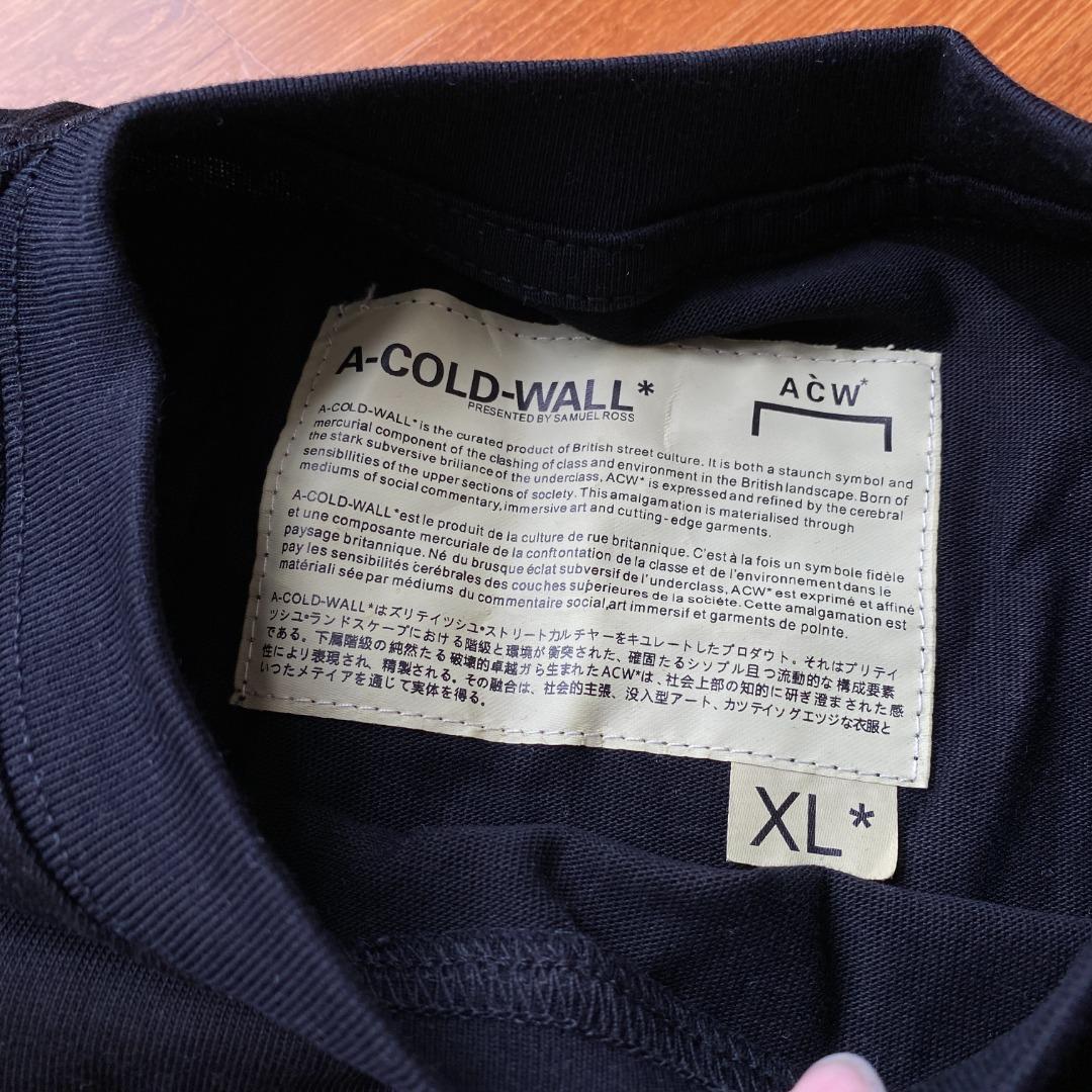 A Cold Wall ACW Black Basic Logo T-shirt, Men's Fashion, Tops & Sets ...
