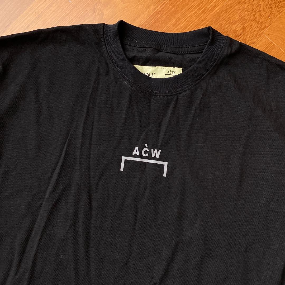 A Cold Wall ACW Black Basic Logo T-shirt, Men's Fashion, Tops & Sets ...