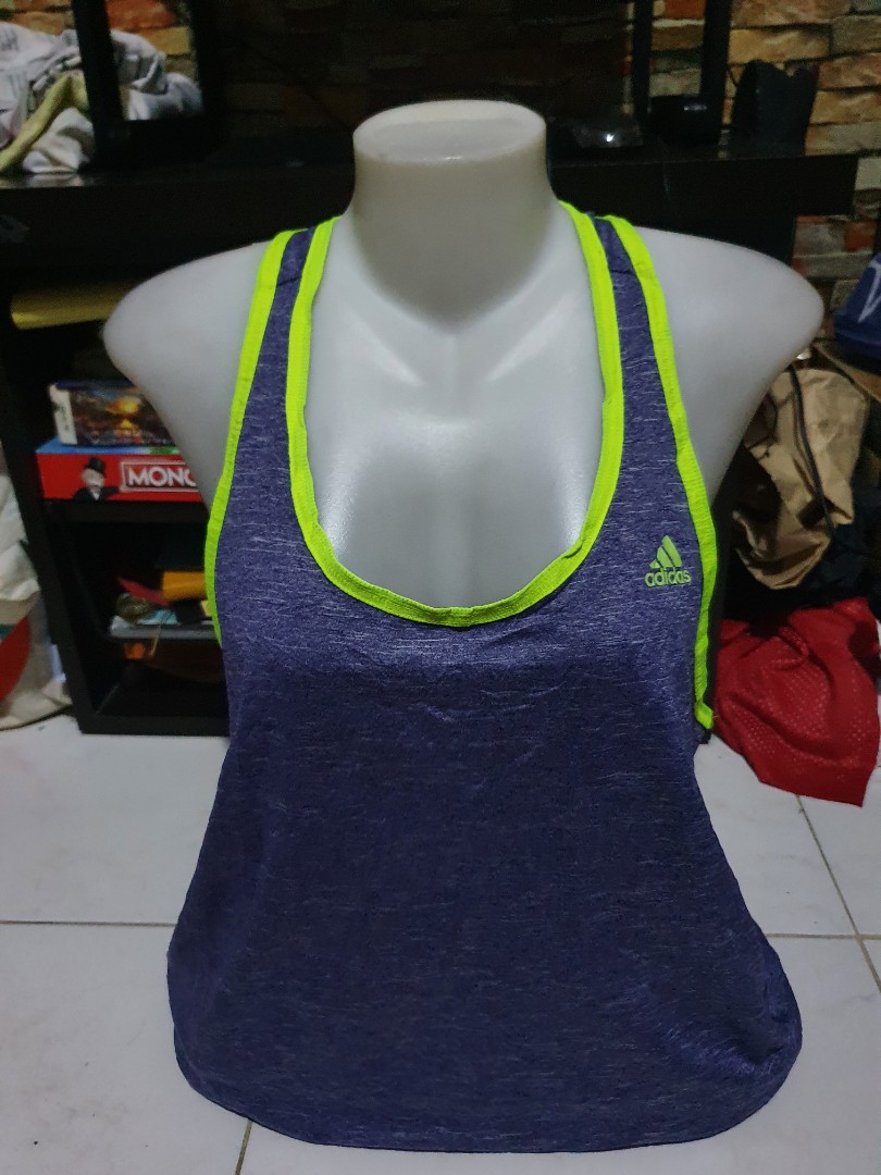 Adidas Gym Sando, Women's Fashion, Tops, Sleeveless on Carousell