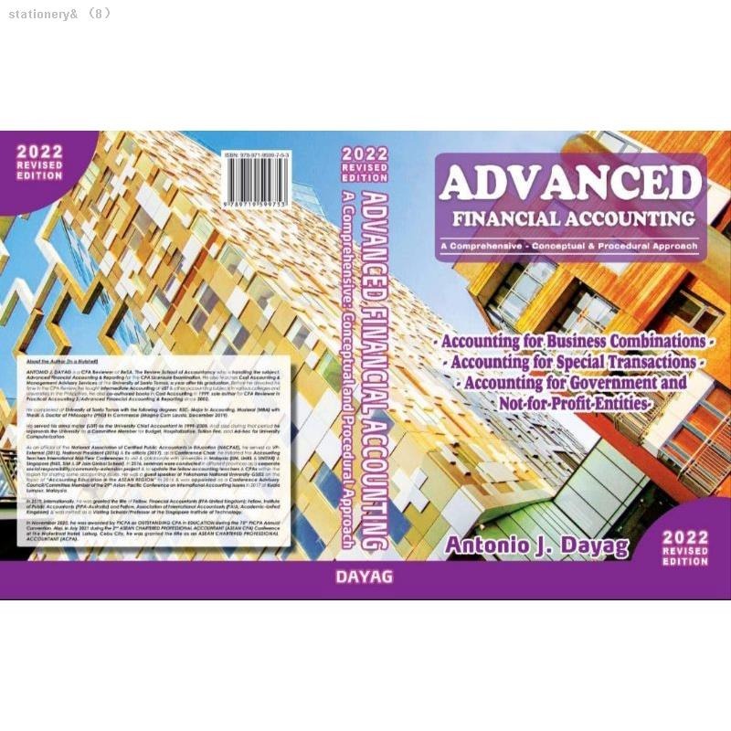 Advanced Financial Accounting - Dayag 2022, Hobbies & Toys, Books ...