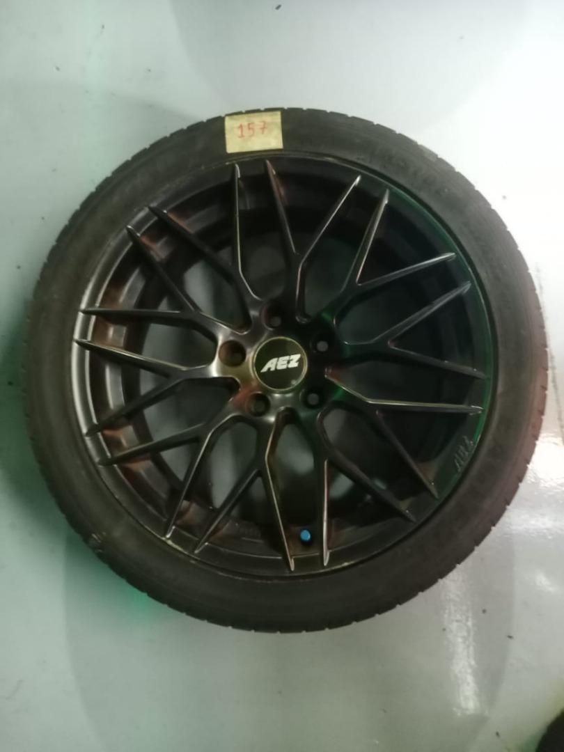AEZ Tyre and Rim Set, Car Accessories, Tyres & Rims on Carousell