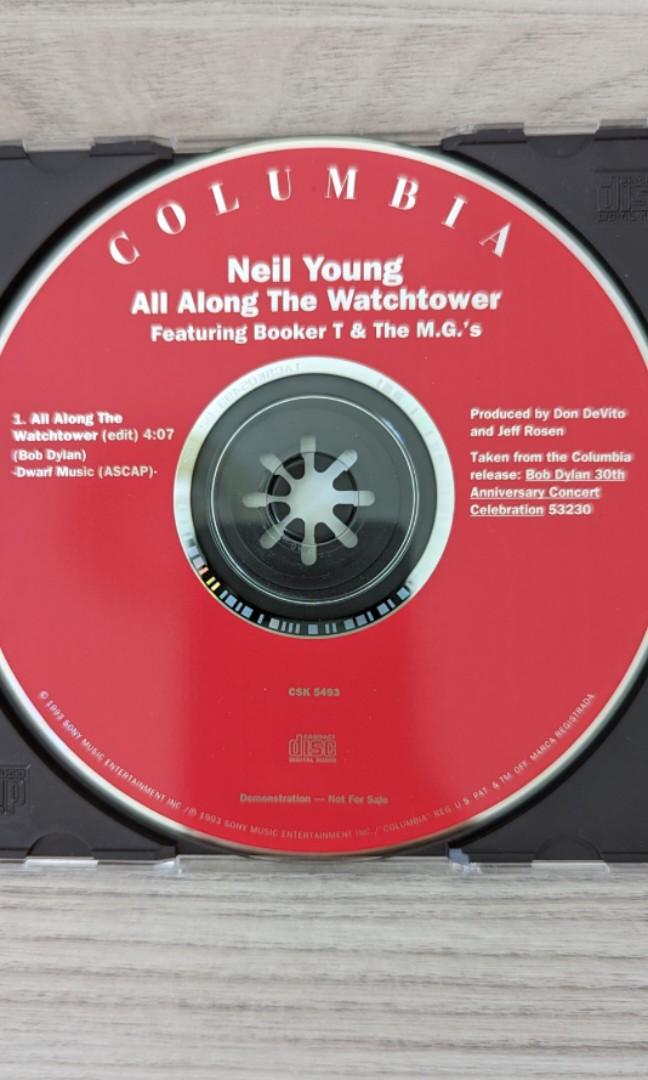 All Along the Watchtower - Neil Young (rare promotional only CD), 興趣及遊戲 ...
