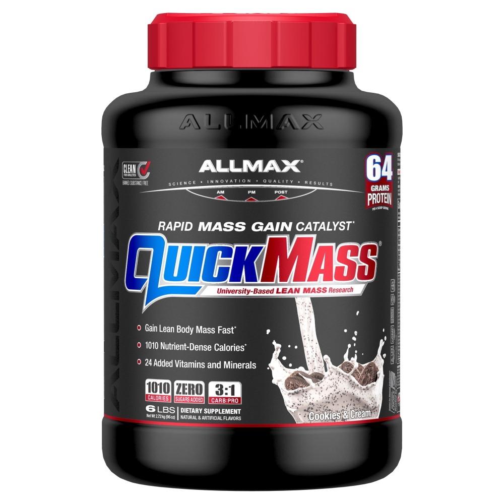 AllMax QuickMass Mass Gainer 6 lbs *BRAND NEW*, Health & Nutrition, Health Supplements, Sports ...