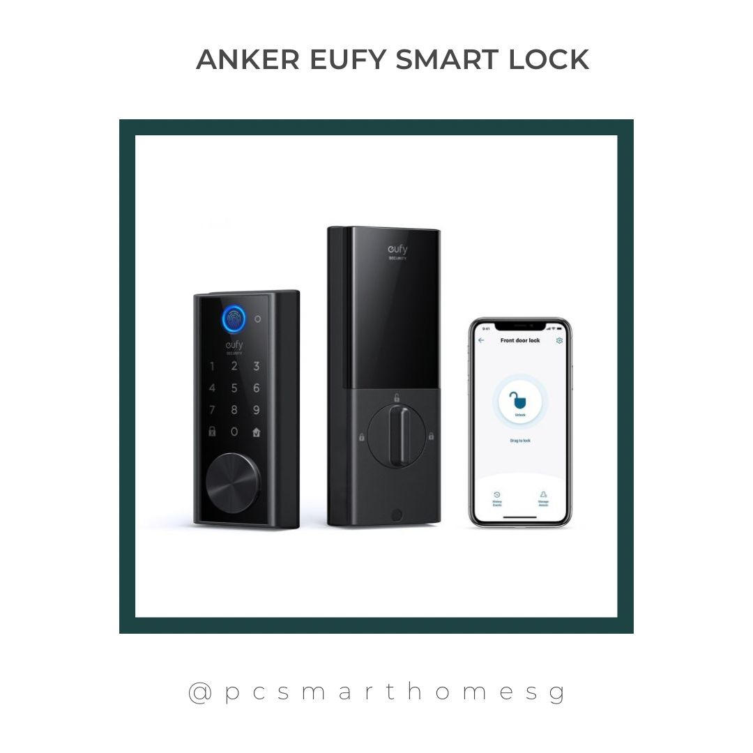 Anker Eufy Smart Lock Touch & Wi-Fi Fingerprint Scanner, Furniture ...