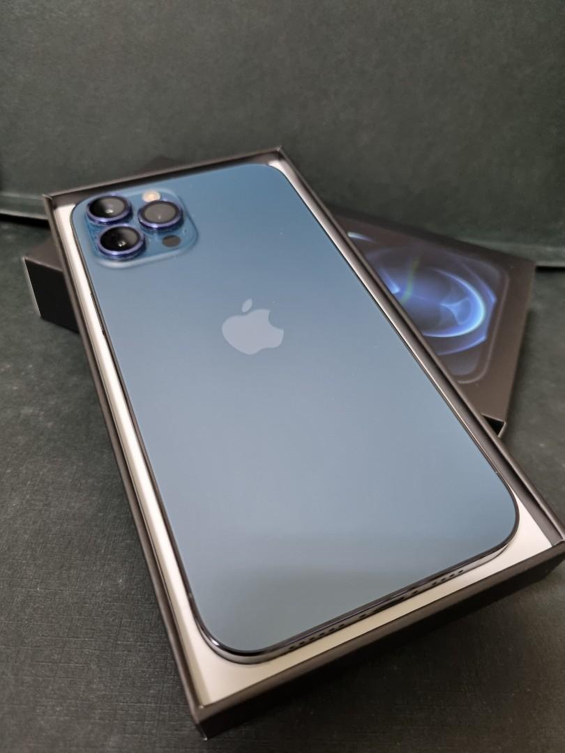 Apple: iPhone 12 Pro Max - Pacific Blue (128GB), Mobile Phones ...